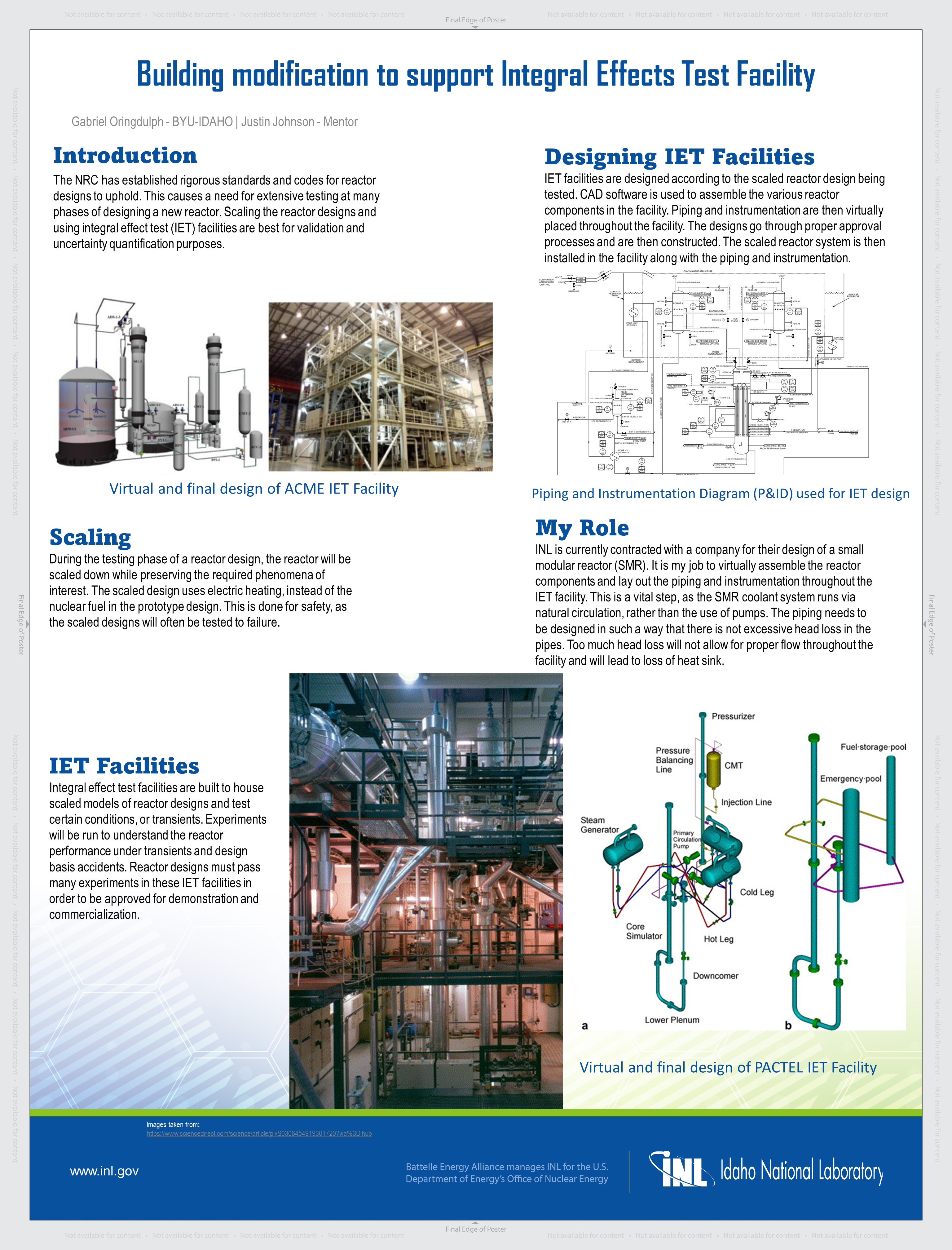 Intern Poster Session - Nuclear Research and Experiments